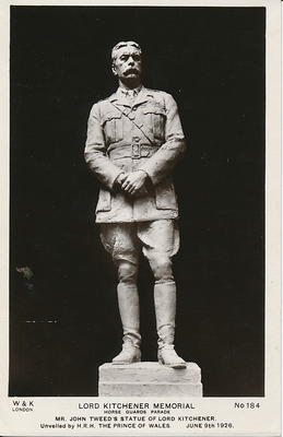 Postcard: Lord Kitchener Memorial - Centre for Gold Rush Collections