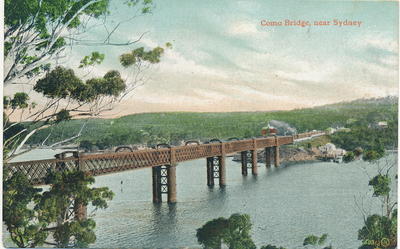 Postcard: Bridge - Centre for Gold Rush Collections