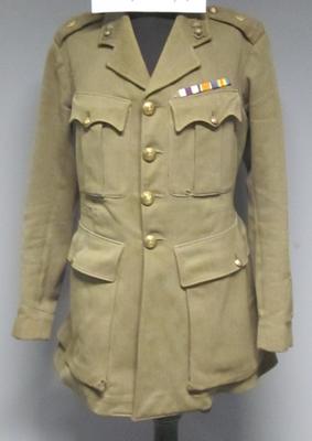 World War One British Army Jacket - Centre for Gold Rush Collections