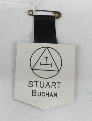 Masonic Name Tag - Centre for Gold Rush Collections