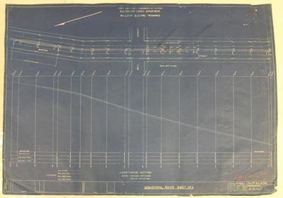 Plan, Blueprint - Centre for Gold Rush Collections
