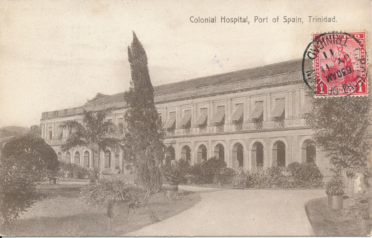 Postcard: Colonial Hospital - Centre for Gold Rush Collections