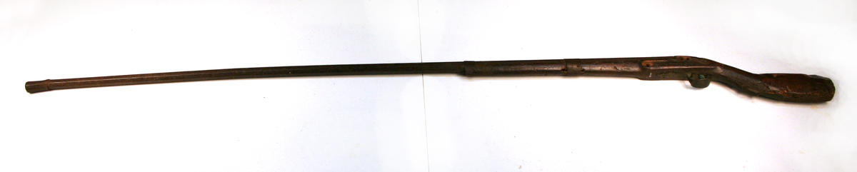 Arab muzzle loading flintlock musket - Centre for Gold Rush Collections