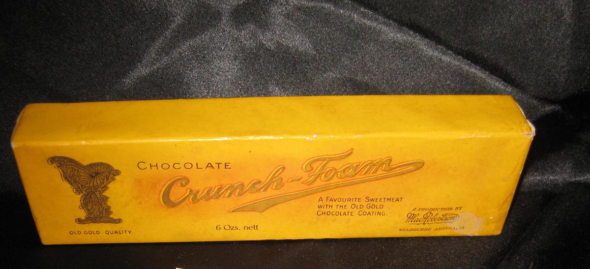 Chocolate Box: "Crunch Foam" "Chocolate" "A Favourite Sweetmeat With ...