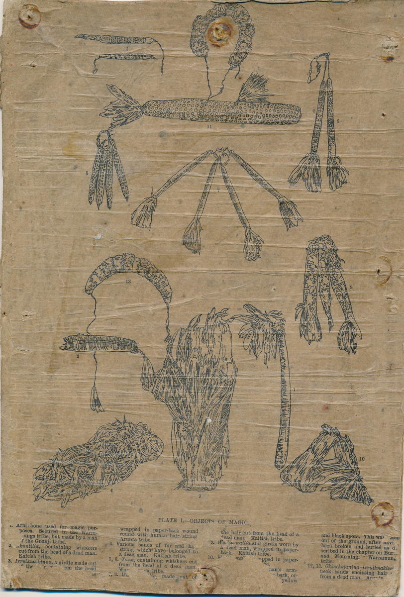Print, Aboriginal objects of magic - Centre for Gold Rush Collections