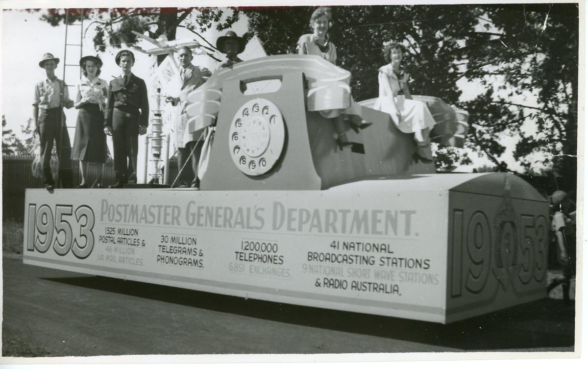 Postmaster General's Department Float - Centre for Gold Rush Collections