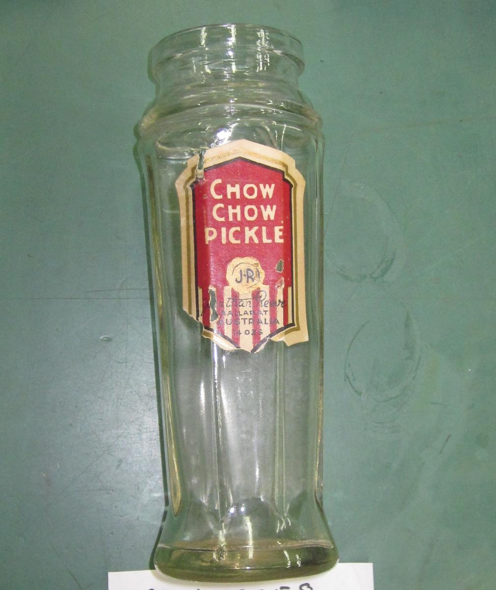Chow Chow Pickle Jar - Centre for Gold Rush Collections