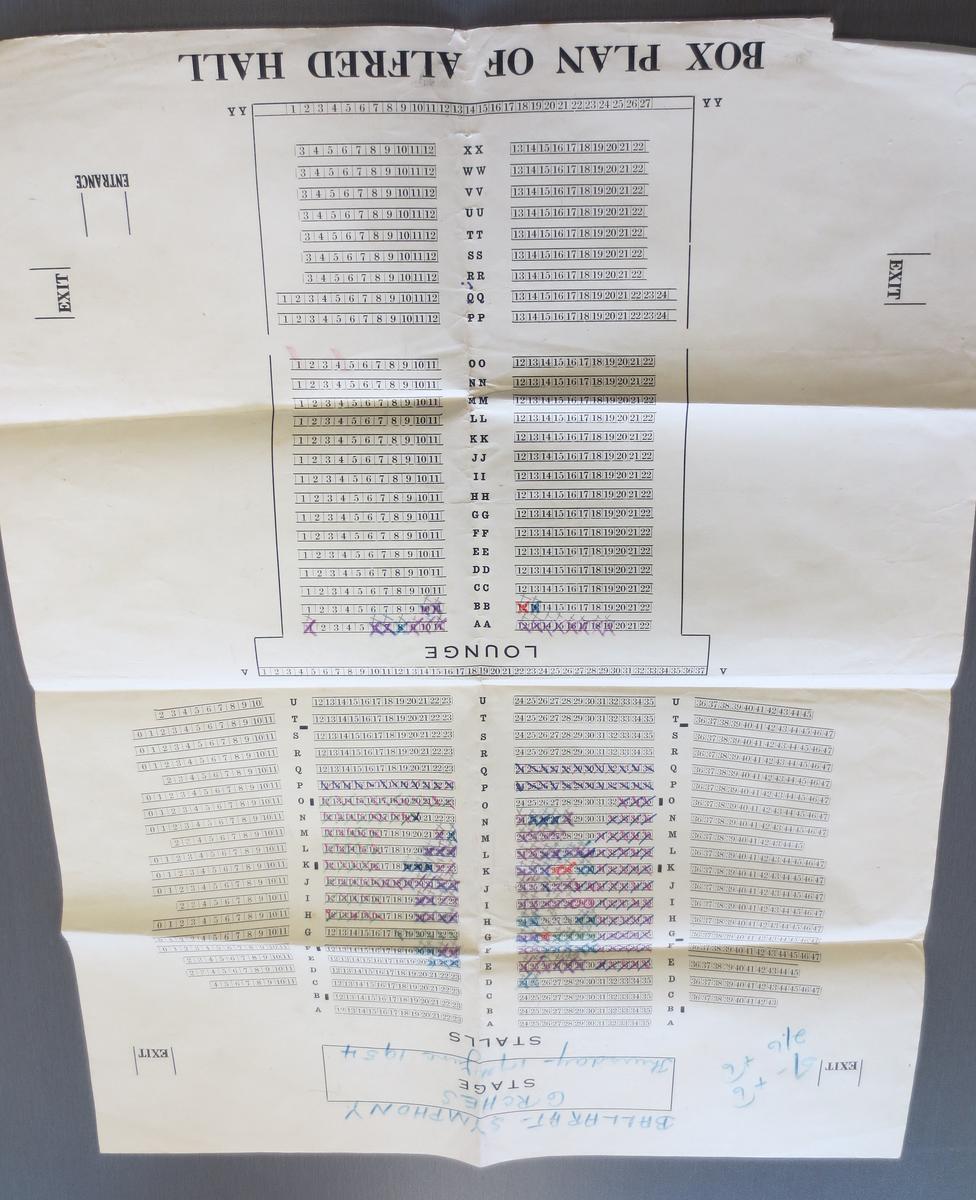 Plan Alfred Hall Box Plan - Centre for Gold Rush Collections