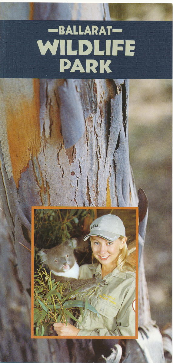 Brochure: Ballarat Wildlife park - Centre for Gold Rush Collections