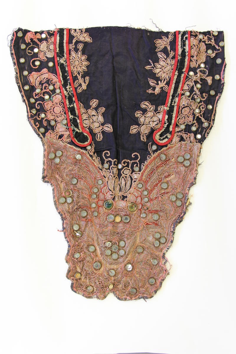 Black applique panel - Centre for Gold Rush Collections
