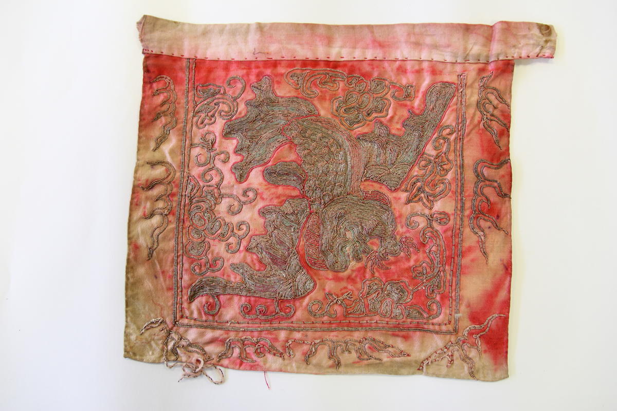 Embroidered flag - Centre for Gold Rush Collections