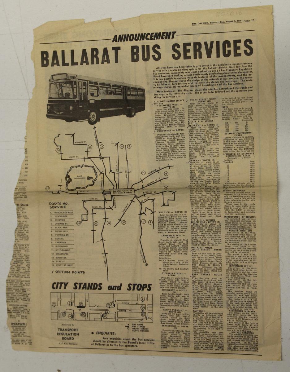 Ballarat Bus Series - Centre for Gold Rush Collections