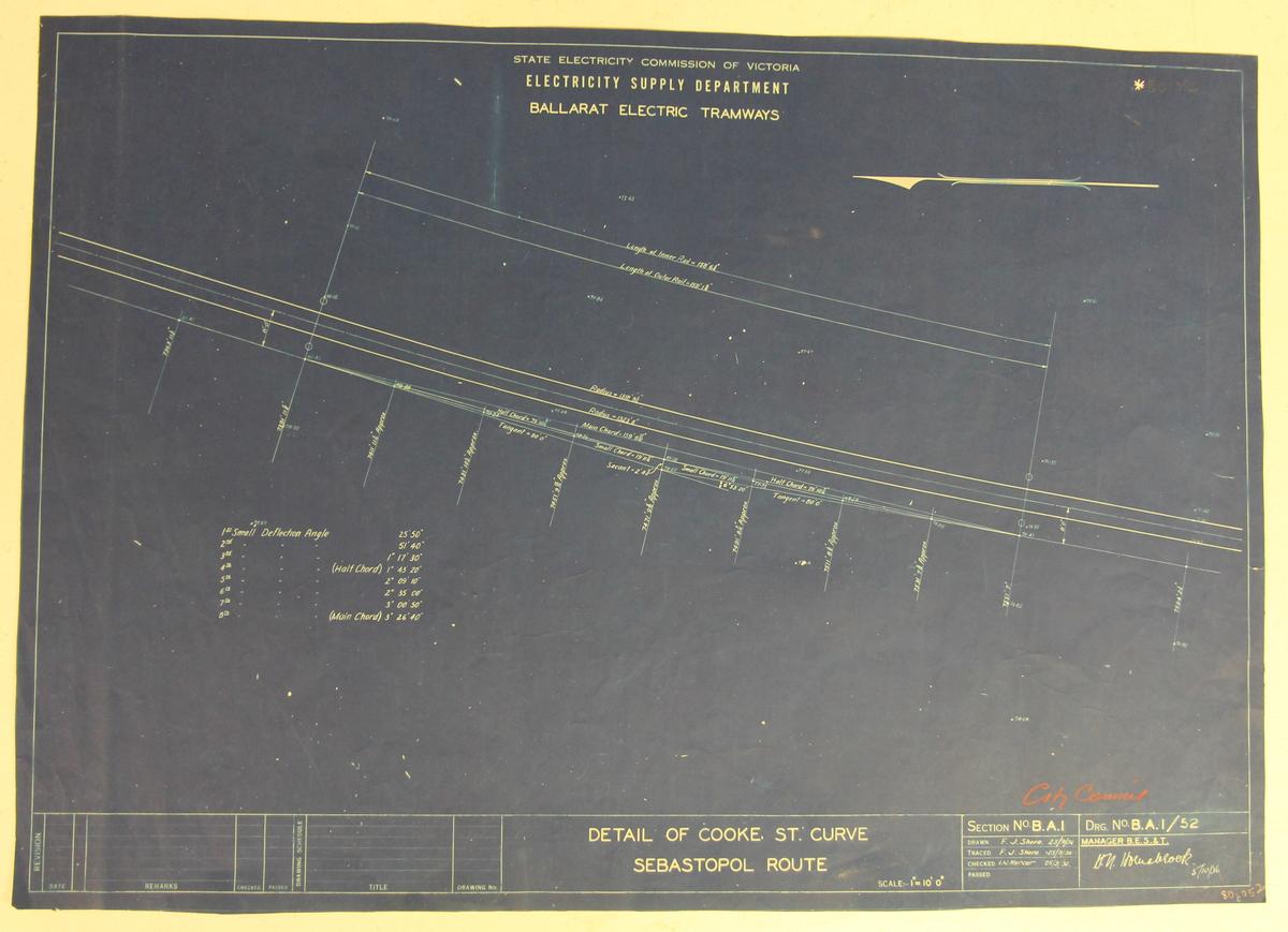 Plan, Blueprint - Centre for Gold Rush Collections