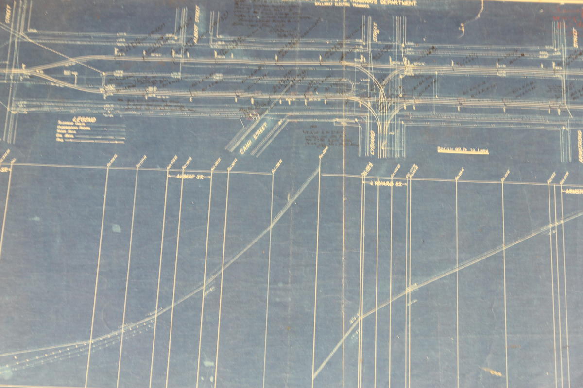 Plan, Blueprint - Centre for Gold Rush Collections