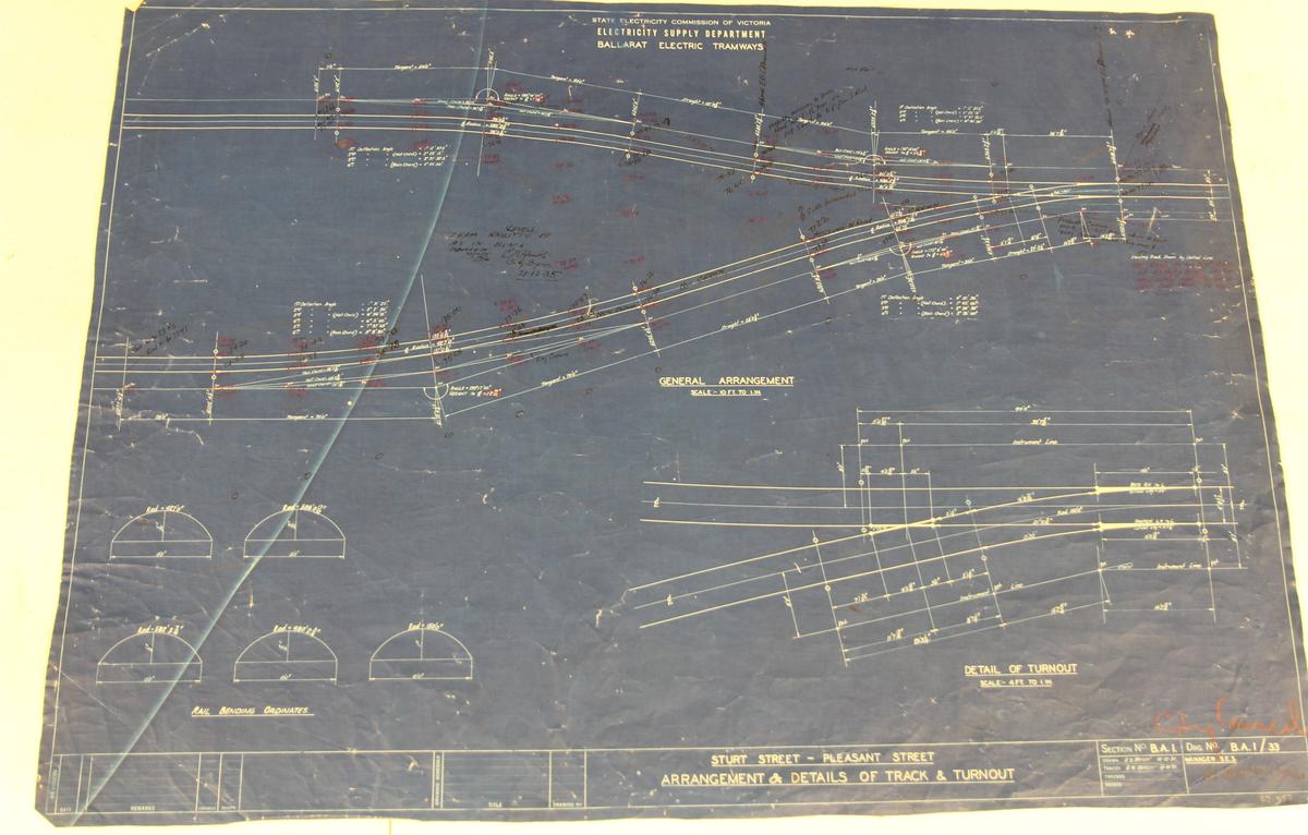 Plan, Blueprint - Centre for Gold Rush Collections