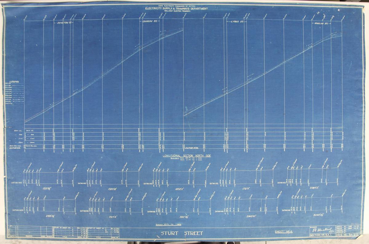 Plan, Blueprint - Centre for Gold Rush Collections